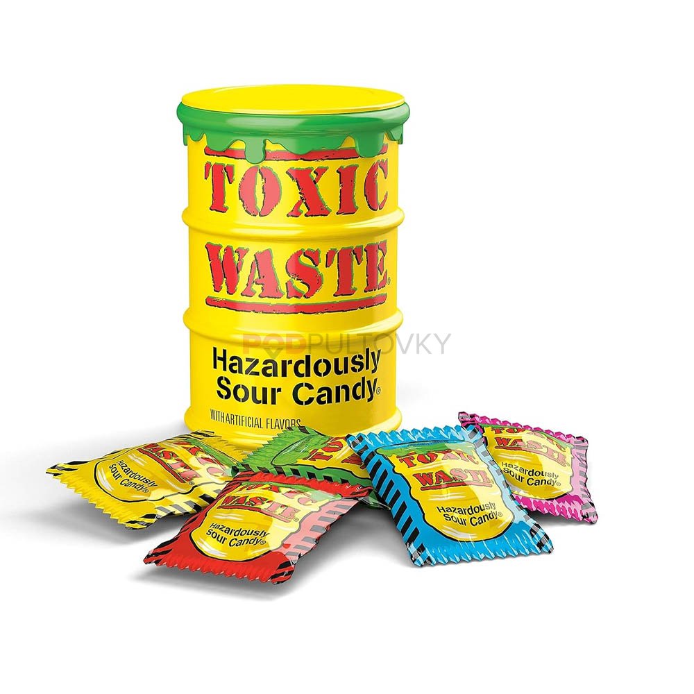 Toxic Waste Yellow Drum 42g :: Podpultovky.eu - Nejlepší dobroty z ...
