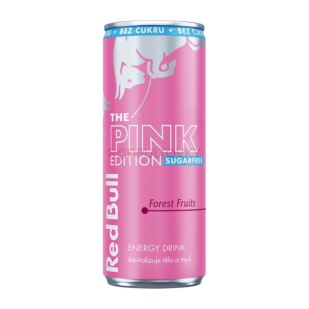 Red Bull The Pink Edition Forest Fruits Sugarfree 250ml :: Podpultovky ...