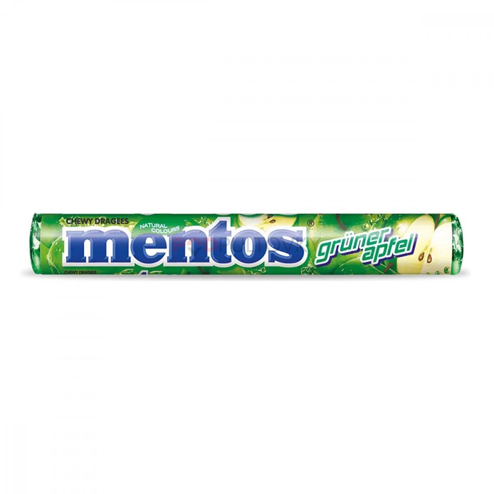 Mentos Green Apple 37,5g :: Podpultovky.eu - Nejlepší dobroty z celého ...
