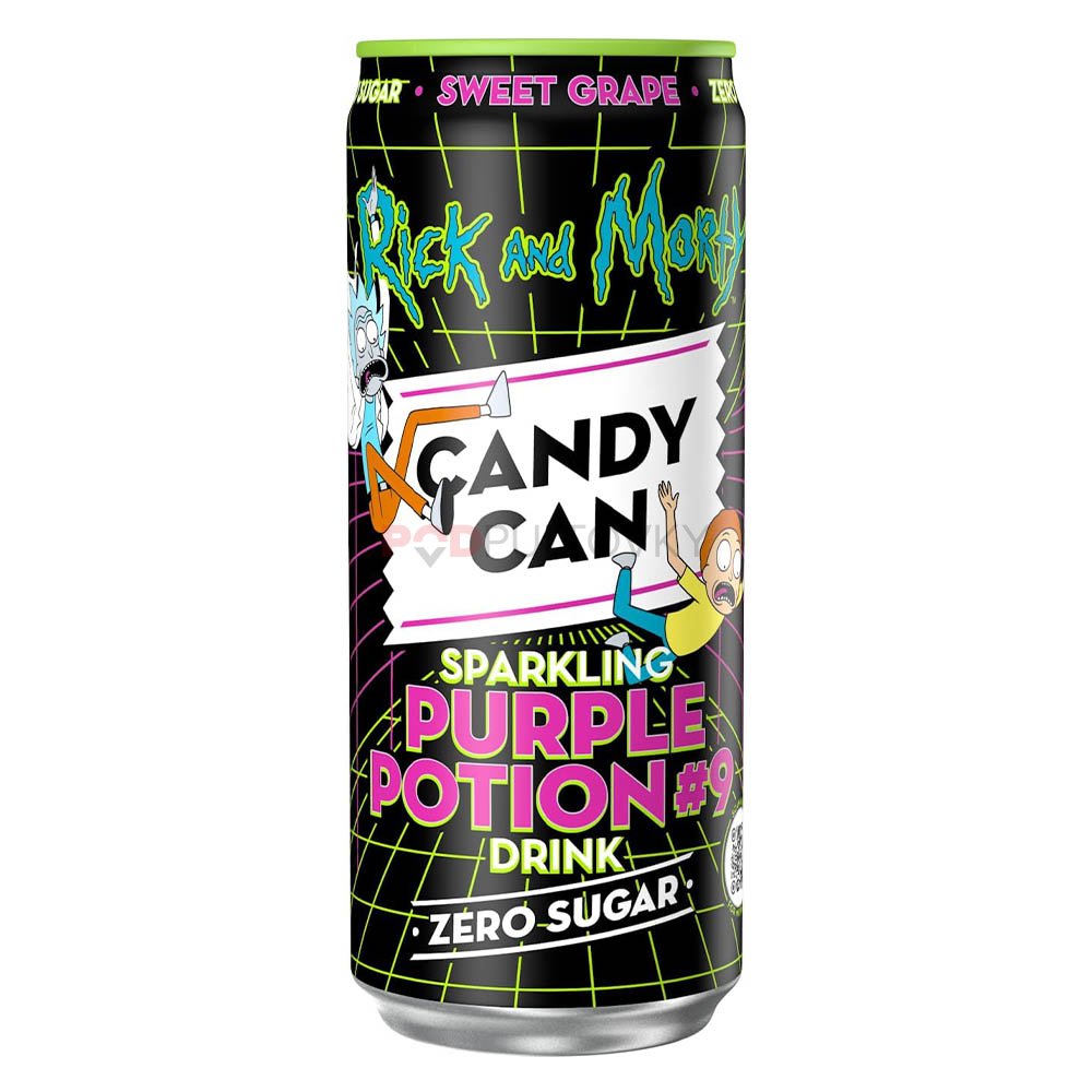 Candy Can Rick & Morty Purple Potion #9 330ml :: Podpultovky.eu - Nejlepší dobroty z celého světa