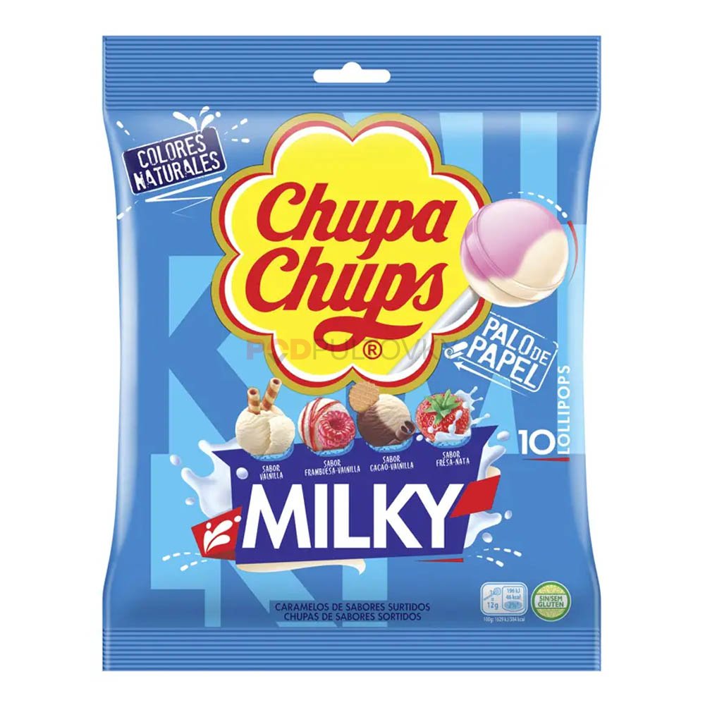 Chupa Chups Milky Lollipops 120g :: Podpultovky.eu - Nejlepší dobroty z ...