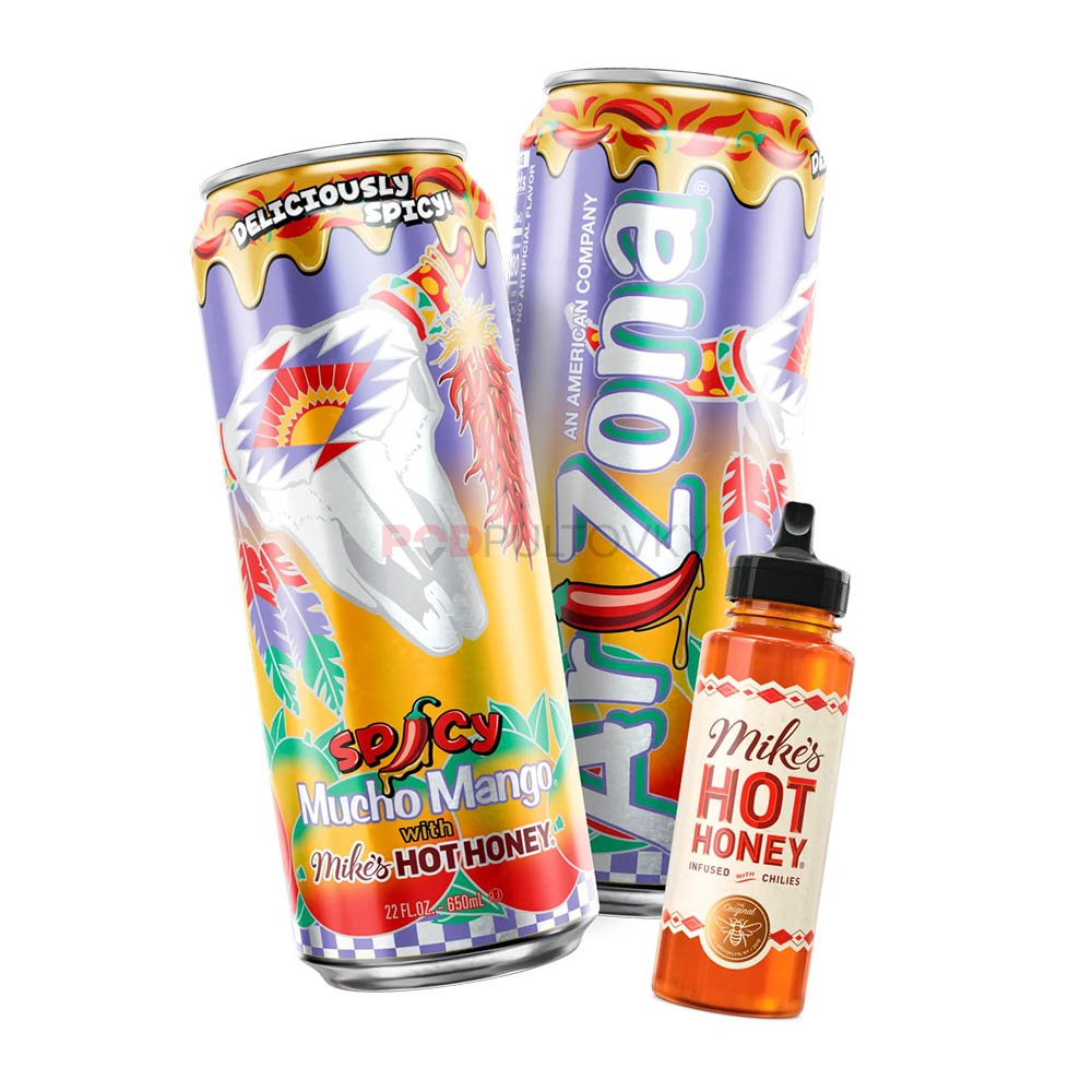 AriZona Spicy Mucho Mango with Mike's Hot Honey 650ml :: Podpultovky.eu ...